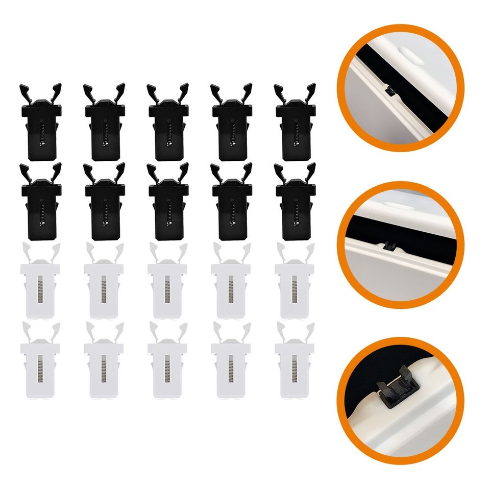20 Pcs Home Waste Bin Lock Latches Trash Can Locks Push Button Bathroom ...