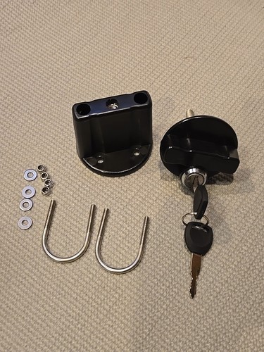 Gas can tank 5L holder mount with lock for Atv UTV Motorcycle Truck ...