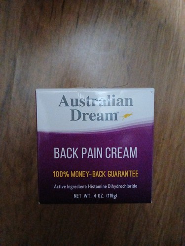 Australian Dream Back Pain Cream - 4 oz Jar | eBay