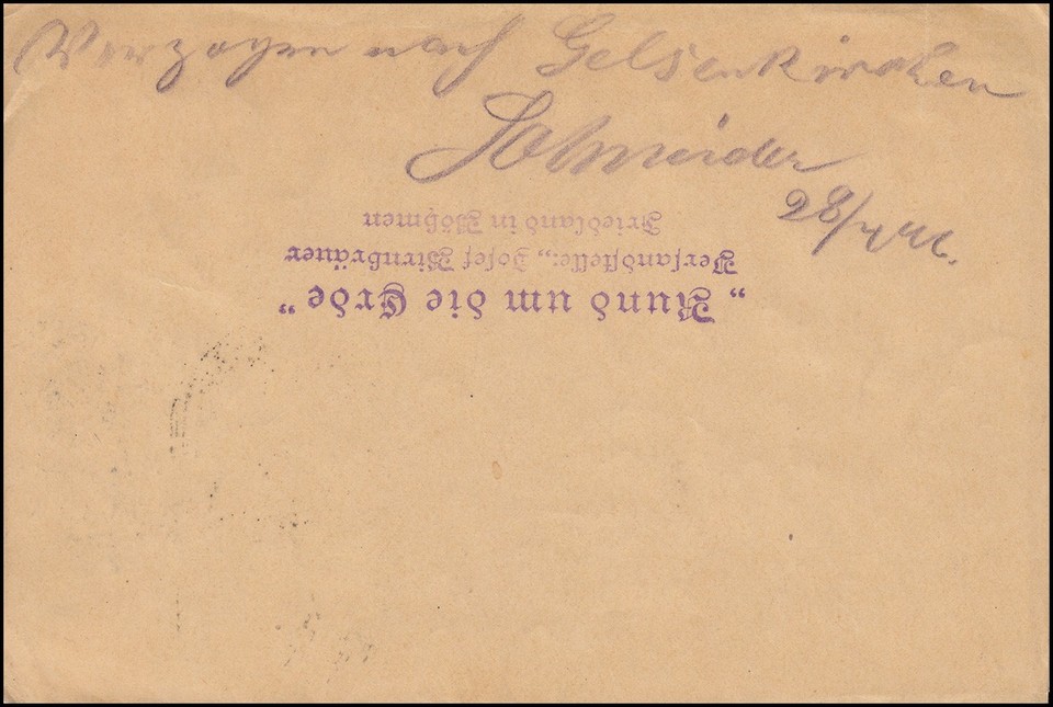 Österreich Streifband S 5 Kaiser Franz Joseph 5 Kreuzer FRIEDLAND ...