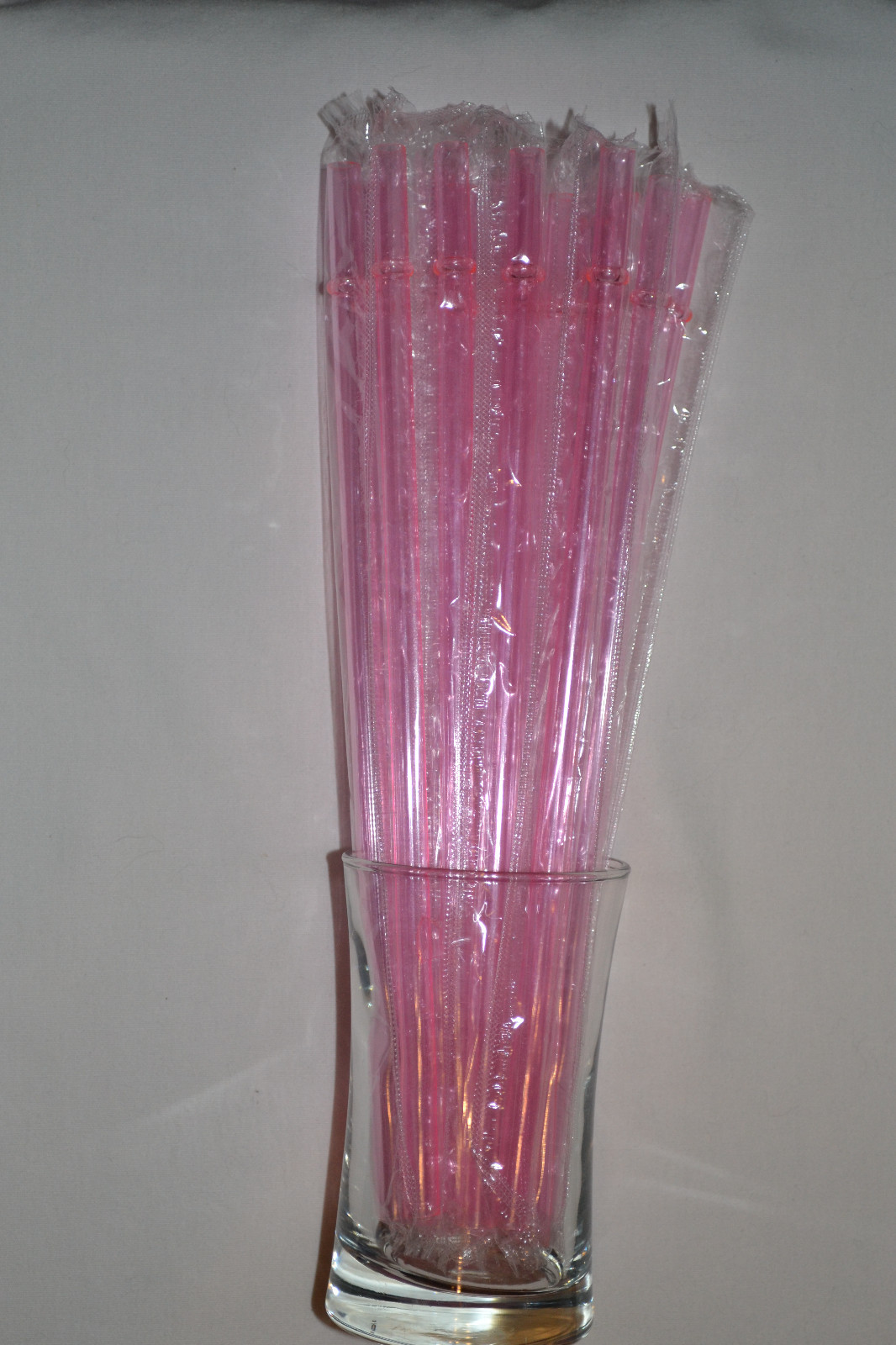Reusable Straws Clear Solid Colors Plastic Acrylic 9” With Rings Bpa