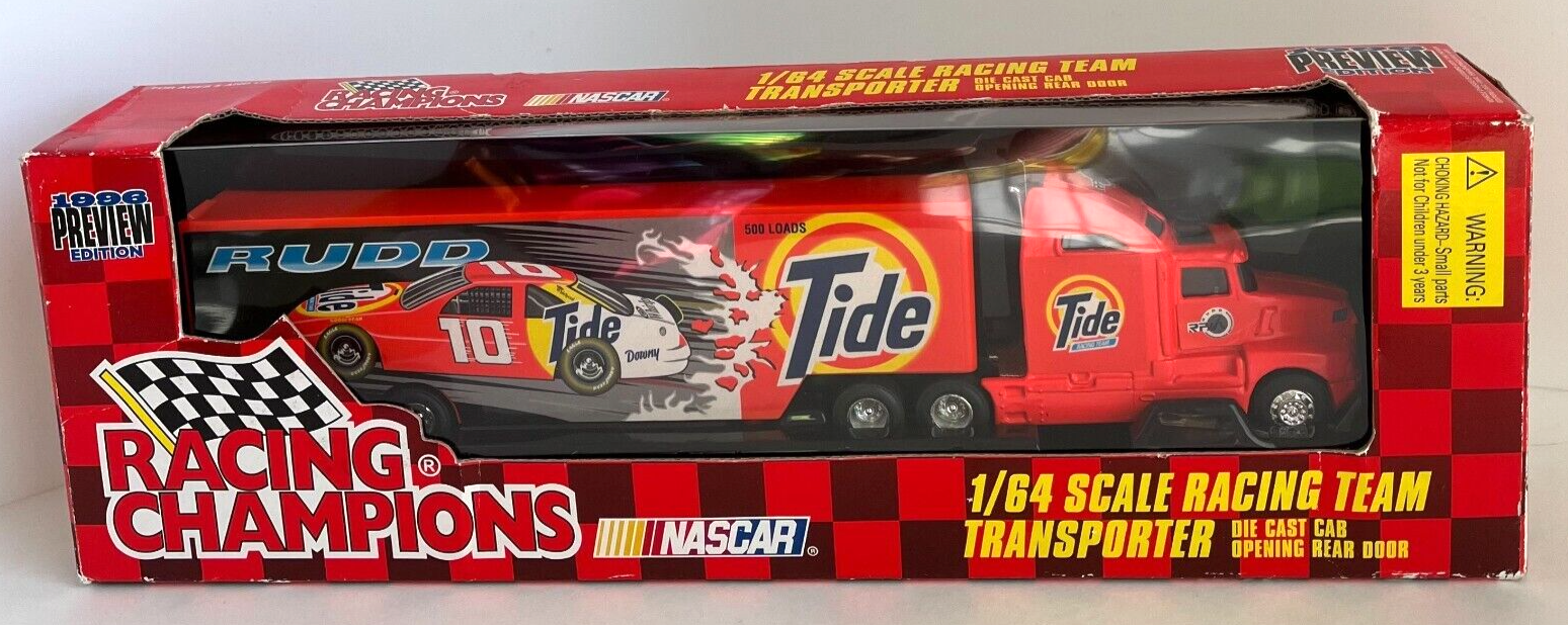 Racing Champions NASCAR 1996 Edition Tide Racing Team Transporter | eBay