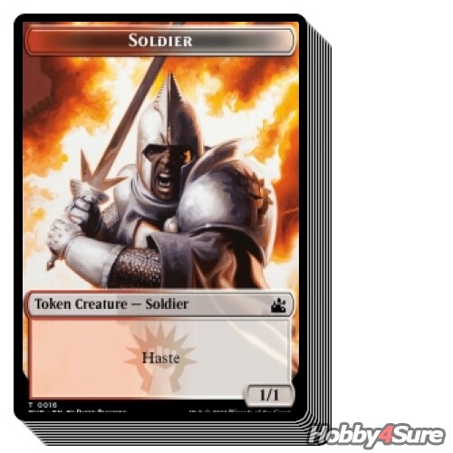 10 pcs Soldier Token (016) M/NM Magic: The Gathering MTG Ravnica ...