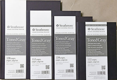 Strathmore 400 Series Toned Gray Art Journal hardcover softcover ...