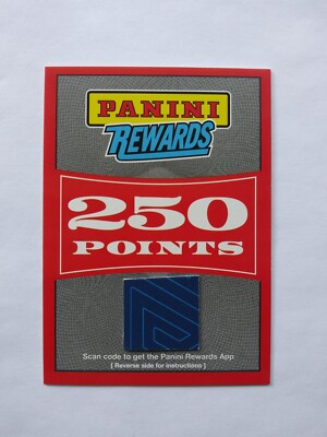 Panini Rewards - RED 250 Point Redemption Card - UNUSED / UNREDEEMED | eBay