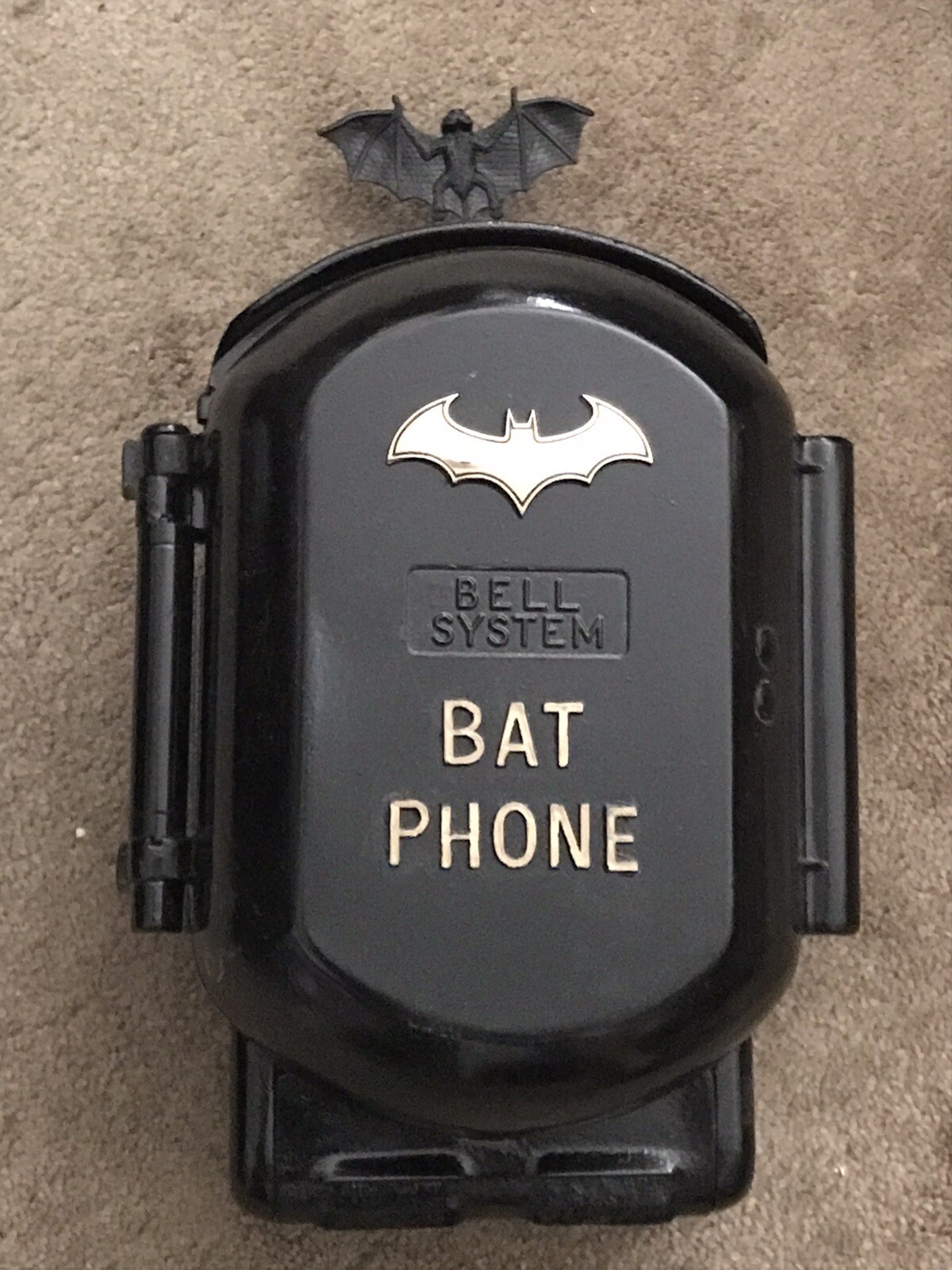 Dark Knight BATMAN Call Box Telephone vintage Gotham City Police Bat ...