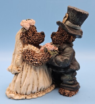 K's Collection Resin Bride and Groom Bears Figurine 3.5" Collectable | eBay