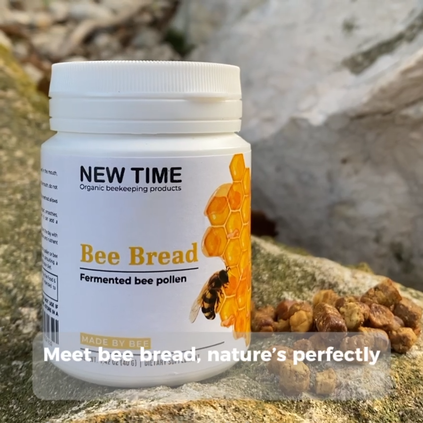 Bee Bread Pastilles Perga Pure Fermented Pollen Organic Supplement 1 ...