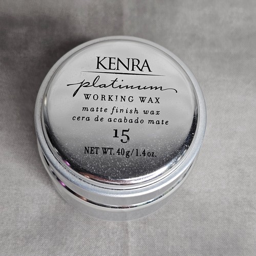 KENRA Platinum Working Wax 15 Matte Finish 1.4 oz NEW 14926109013| eBay