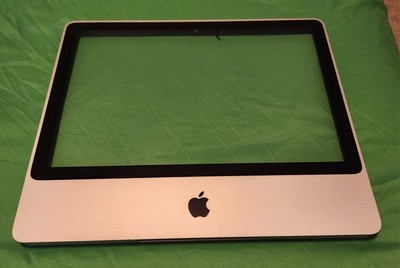 Apple iMAC 20" A1224 Mid 2009 Front Glass Panel and Aluminum Bezell 620 ...