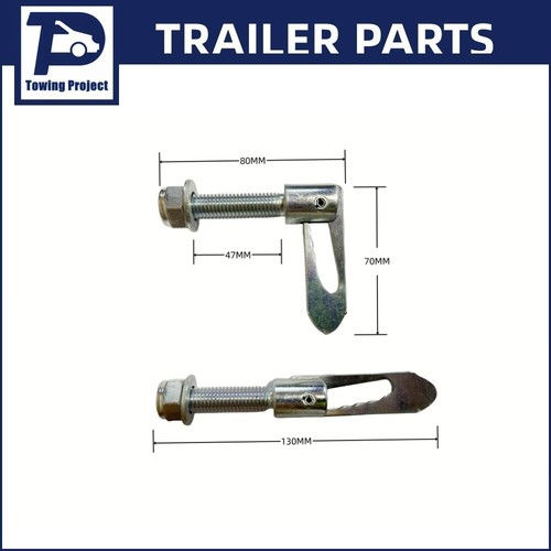 4x Trailer Anti Rattle Latch Tailgate Gravity Luce Drop Lock Zinc 47mm ...