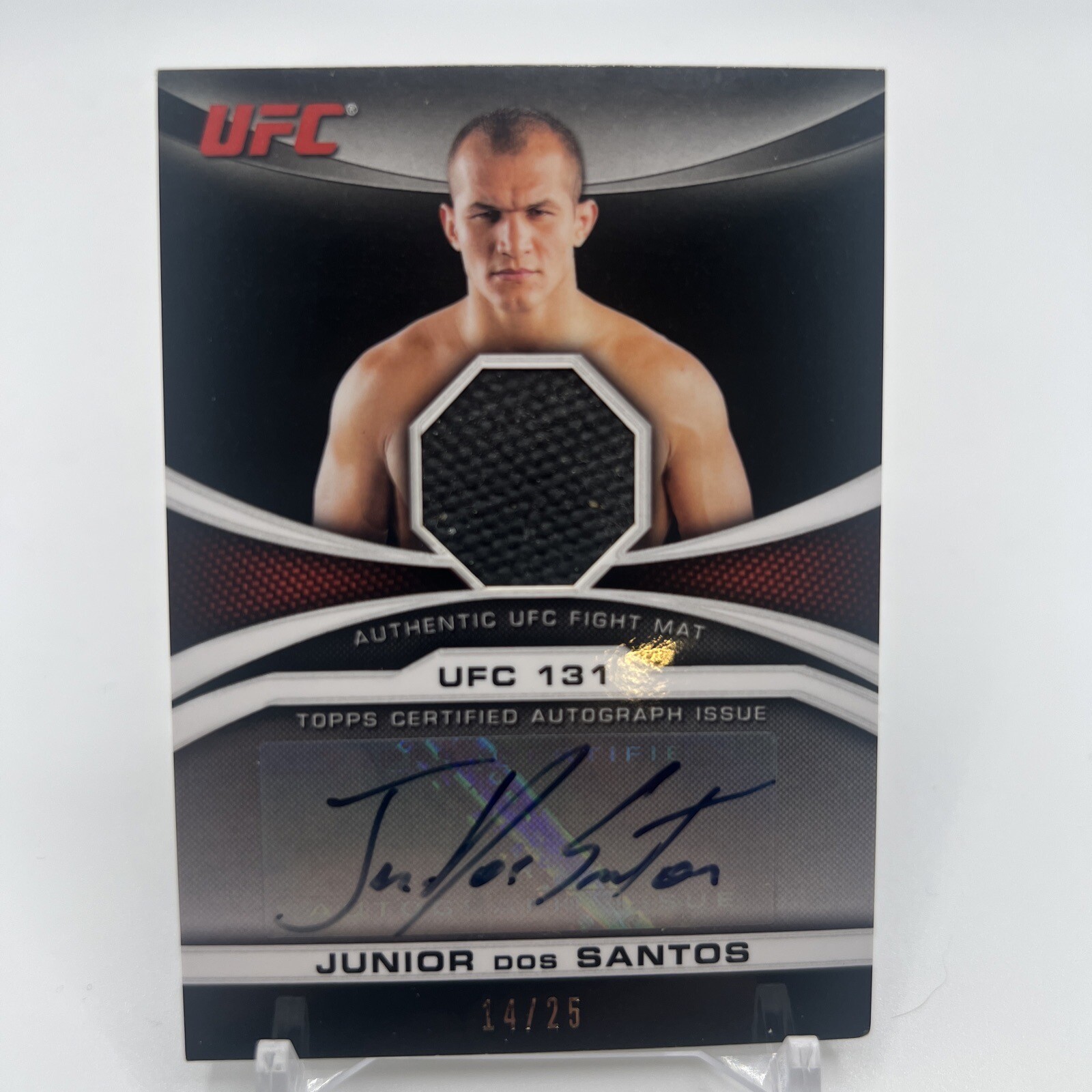 Junior Dos Santos 2011 Moment of truth dual Auto relic 14/25 UFC - 140 ...