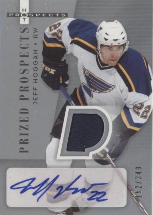 2005-06 Fleer Hot Prospects - Prized Prospects Jeff Hoggan #265 /349 ...