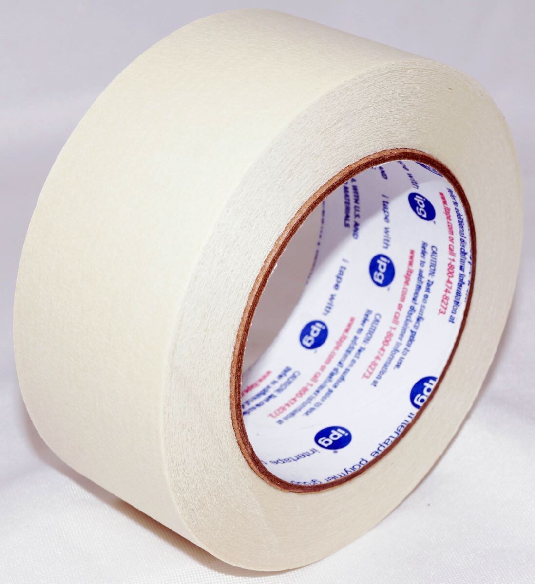 IPG 513 Utility Grade Paper Masking Tape 2” yds Natural Beige 87201 for ...