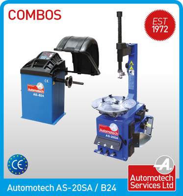 TYRE CHANGER / TYRE MACHINE & WHEEL BALANCER PACKAGE COMBO 240 Volt ...