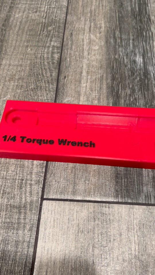 Custom Tray for Snap-on 1/4 Atech Digital Torque Wrench Organizer ...