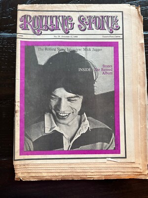 Rolling Stone #19 - October 12, 1968 ~~ Mick Jagger, Rolling Stones ...