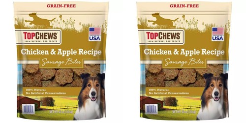 2 PACK Top Chews Chicken & Apple Recipe 100% Natural Dog Treats 40 ...