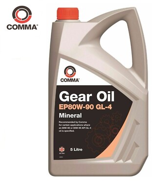 Comma 5L Mineral Gear Oil EP80W-90 GL-4 GO45L | eBay