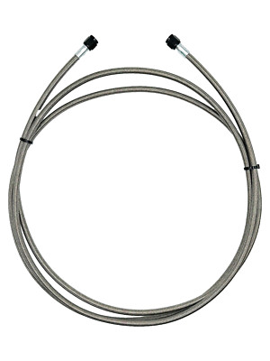 4AN NITROUS OXIDE/FUEL LINE 10 FT STAINLESS STEEL BRAIDED BLACK ENDS | eBay