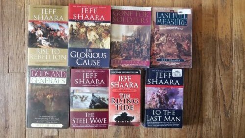 Lot 8 Jeff Shaara trade pb books history military revolution civil war ...