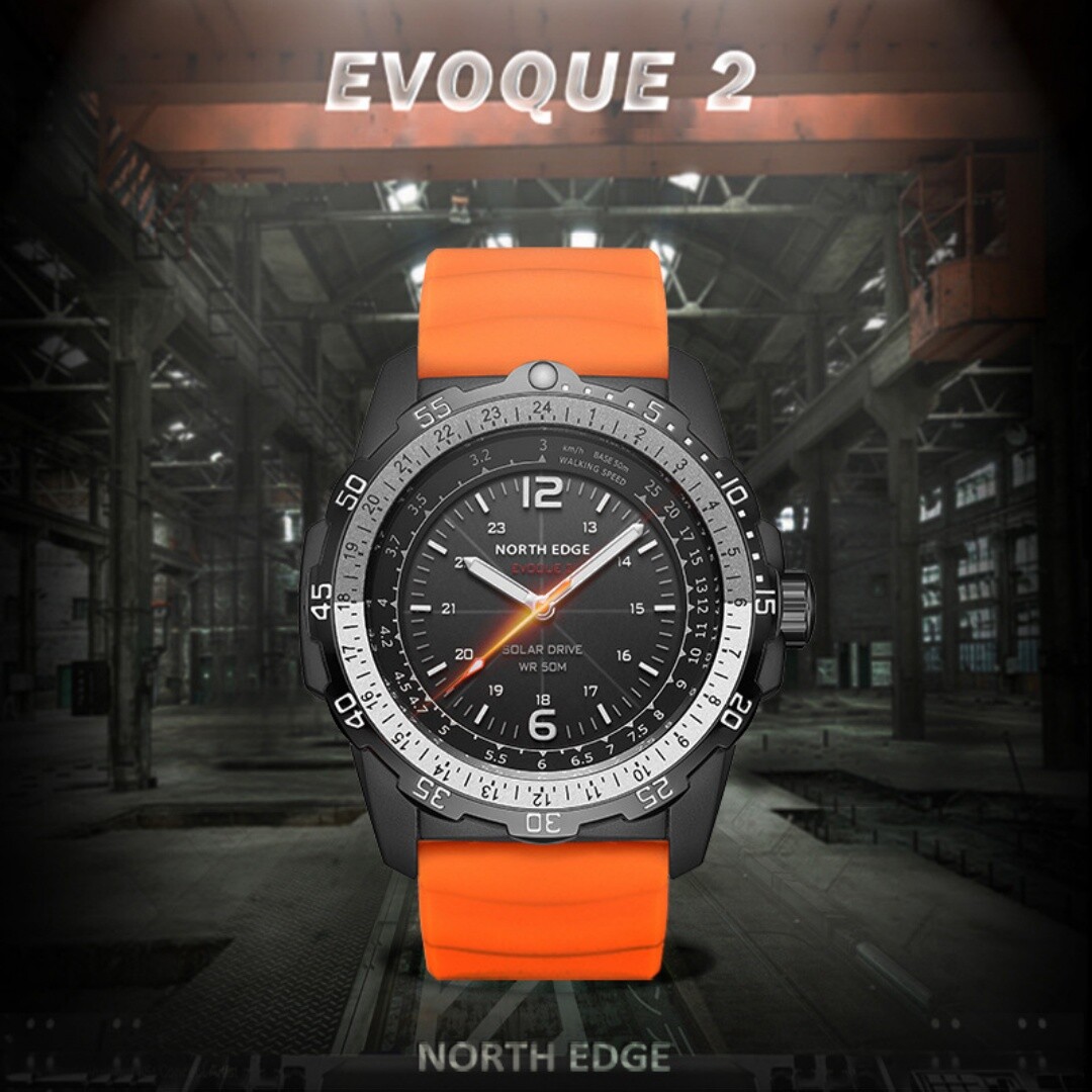 Outdoor Sports Waterproof Solar Rechargeable Watch Eco-Drive Luminous ...