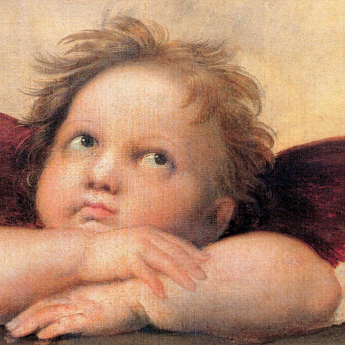 54W"x34H" ANGELI MADONNA SISTINA by RAPHAEL RAFFAELLO SANZIO - CHOICES ...