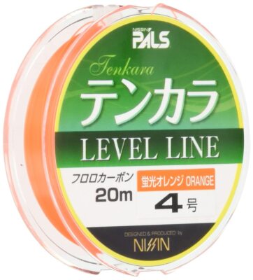 Nissin tenkara Level Line Orange #4 16lb 20m fluorocarbon Made in Japan ...