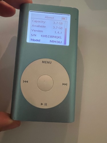 iPod Mini 1st Gen 4GB Blue | eBay