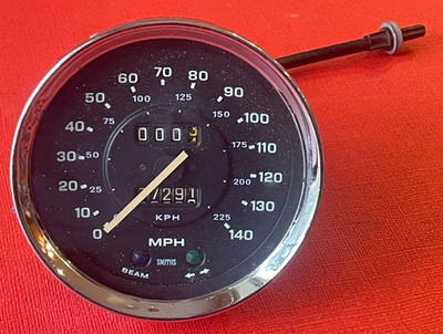1972 1/2 - 1976 TRIUMPH TR6 OEM SMITH'S SPEEDOMETER GAUGE # SN6411/02S ...