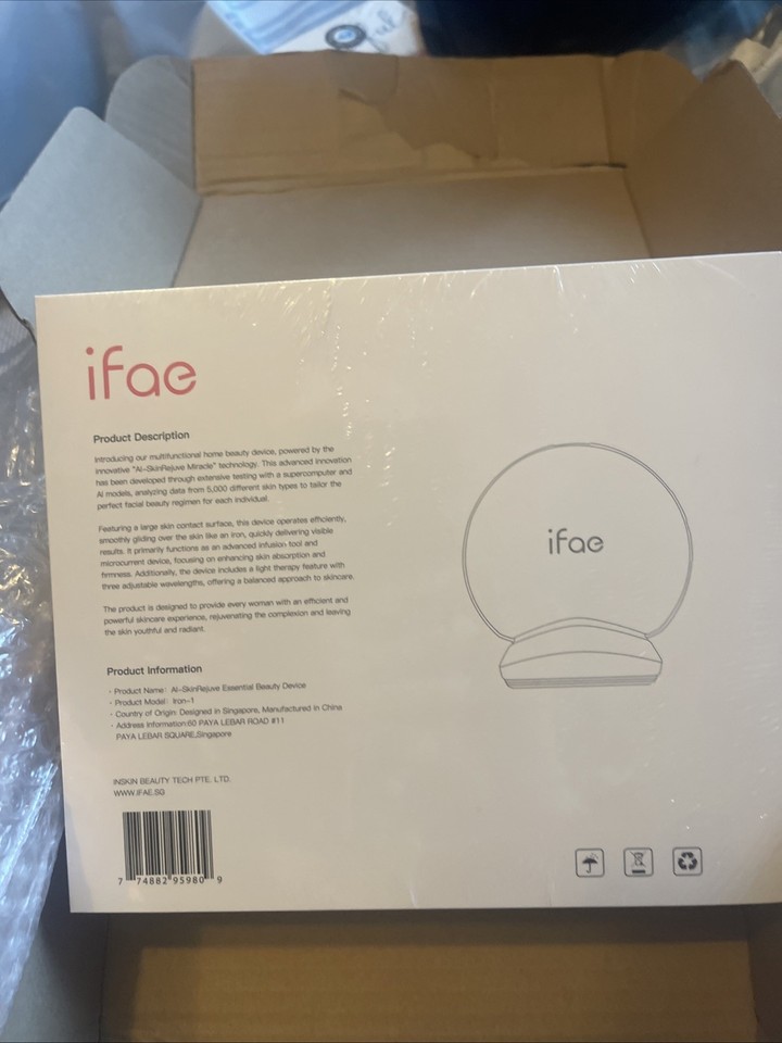 Skin Rejuve Beauty Device iFae Light Therapy for Face 774882959809| eBay