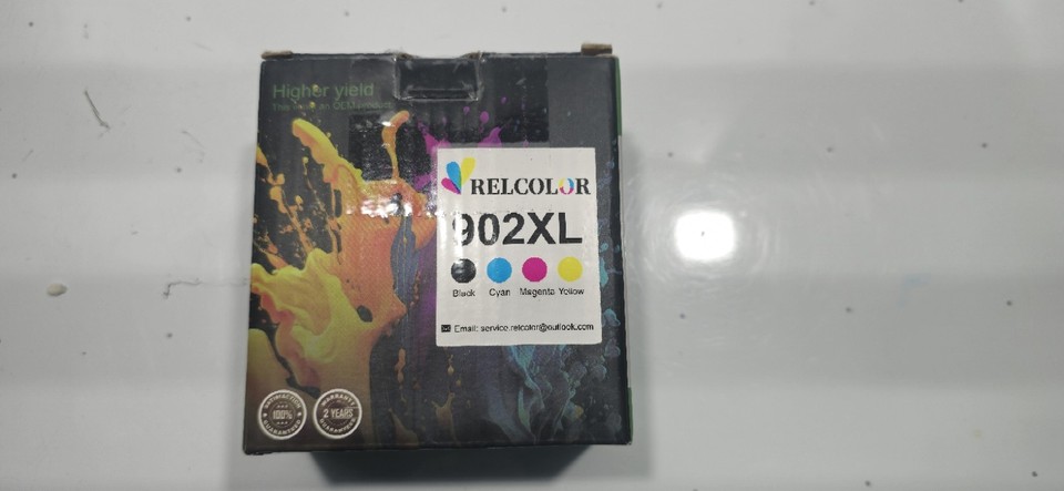 4 902XL Ink Cartridges for HP 902 XL OfficeJet Pro 6954 6962 6963 6970 ...