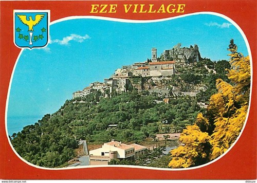 06 - Eze - General View - Coats of Arms - CPM - New Card - See Scans ...