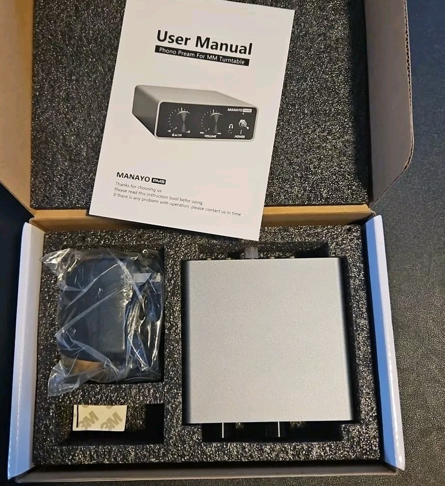 MANAYO Phono Preamp, Professional Mini Preamp for Turntable/Vinyl ...