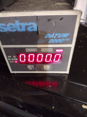SETRA DATUM 2000 METER manometer pressure transducer sensor transmitter ...
