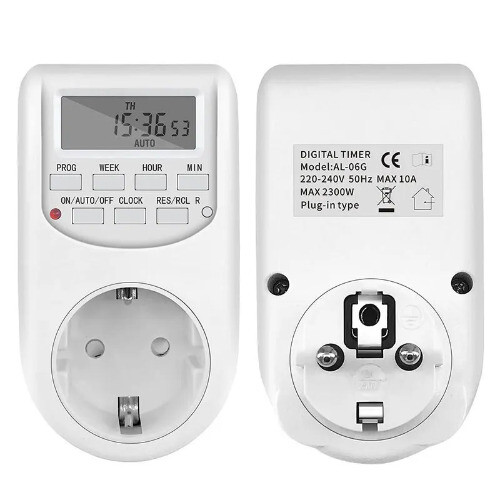 EU Plug Timer Switch Energy Saving Digital Kitchen Timer Outlet Timing Socket | eBay