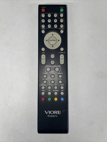 AUTHENTIC VIORE RC2001V REMOTE CONTROL for LC32VF55 LC37VXF60PB ...