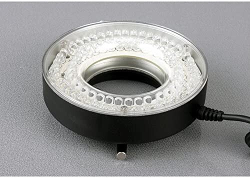 Microscope LED Ring Light Source Illuminator with Metal Dimmer Control ...