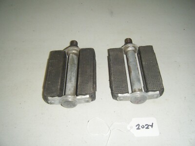 VINTAGE SCHWINN BLOCK PEDALS # 2024 UNION BRAND 1/2' THREADS | eBay