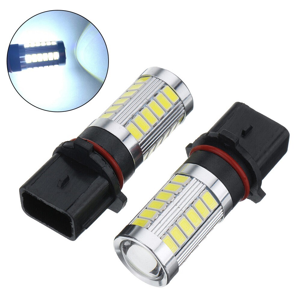 Useful Fog Light Indicator Lamp 12-24V 2pcs 6000-6500K 9W Accessories ...