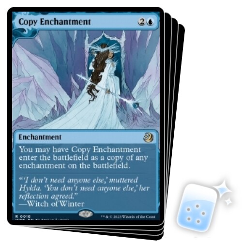 COPY ENCHANTMENT X4 Wilds Of Eldraine Enchanting Tales WOT Magic MTG ...