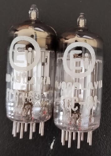ECC81/12AT7 Ei Yugo NOS tubes 14 pc lot tested, OB silver anode. | eBay