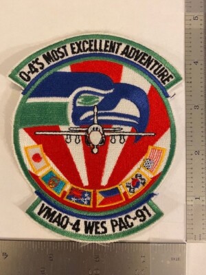 ORIGINAL/AUTHENTIC USMC VMAQ-4 1991 WESTPAC "Excellent Adventure ...