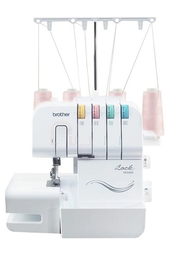 Brother 1034DX Easy-to-Use 3 or 4 Thread Serger with Color Coded Thread ...