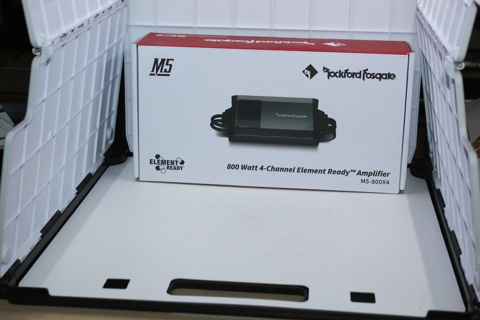 Brand new Rockford Fosgate M5-800X4 M5 800W 4-Channel Class-AD Marine ...