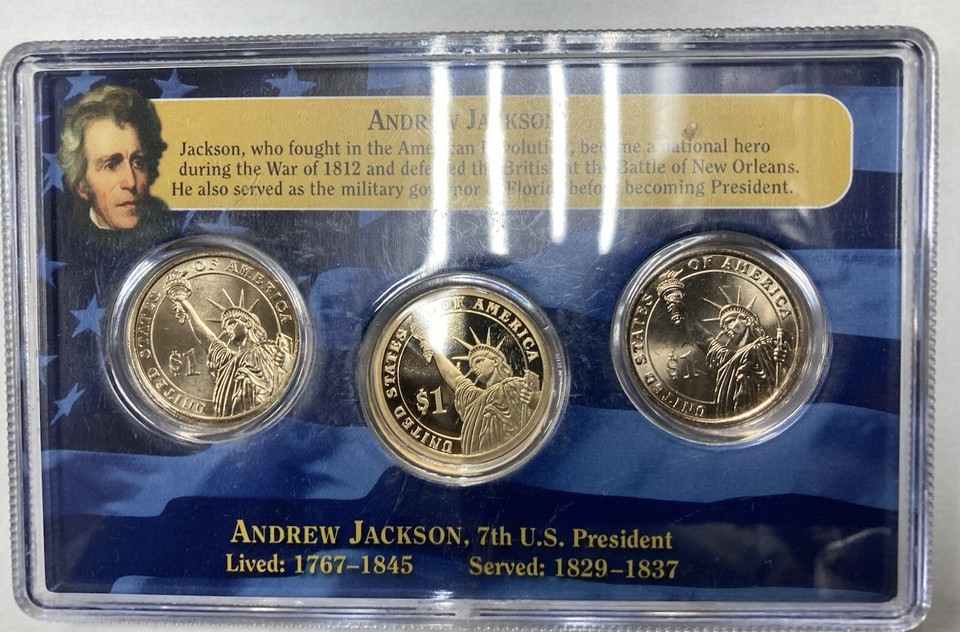 2010 James Buchanan Presidential Dollar 3 Coin Set First Day of Issue ...