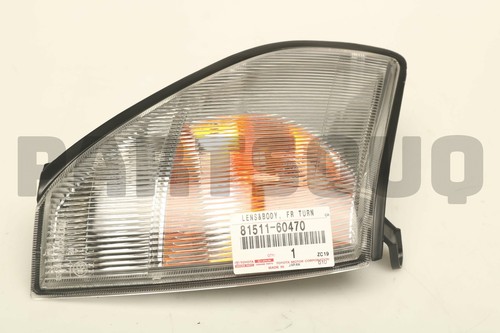 8151160470 Genuine Toyota LENS, FRONT TURN SIGNAL LAMP, RH 81511-60470 ...