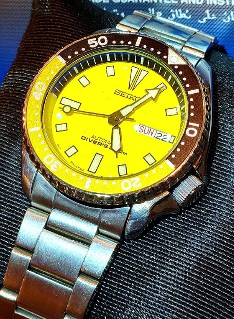 Seiko Yellow Men's Watch - SKXA35 for sale online | eBay