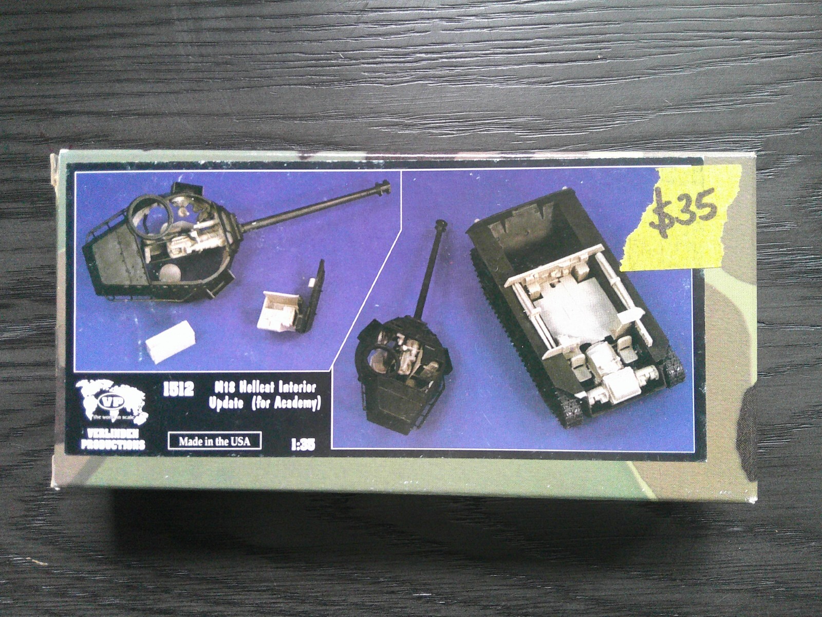 Verlinden M18 Hellcat Interior Update Set for Academy Model #1512 1/35 ...