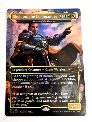 Sheldon, the Commander - Ruhan of the Fomori (Rainbow Foil) Secret Lair ...